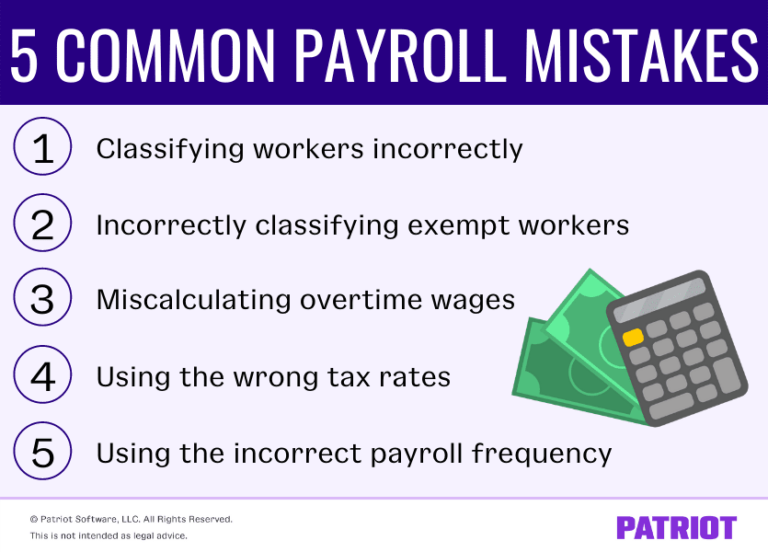 Common Payroll Mistakes | What They Are & How to Avoid Them