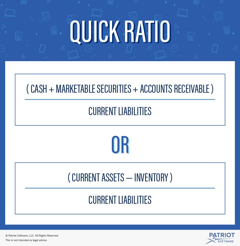 Quick Ratio Can You Pay Your Small Business s Liabilities Quick Ratio Can You Pay Your Small Business s Liabilities