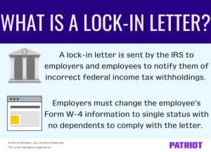 IRS Lock-in Letter | What to Know and How to Respond