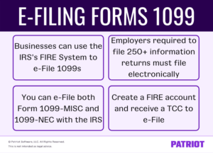 E-Filing 1099s With the IRS | Overview, Steps, & More