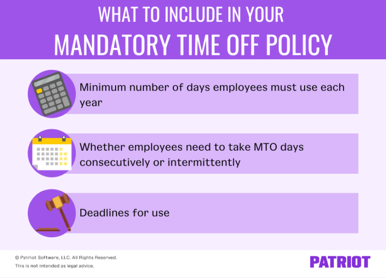 Mandatory Time Off | Definition, Benefits, and Policy Sections
