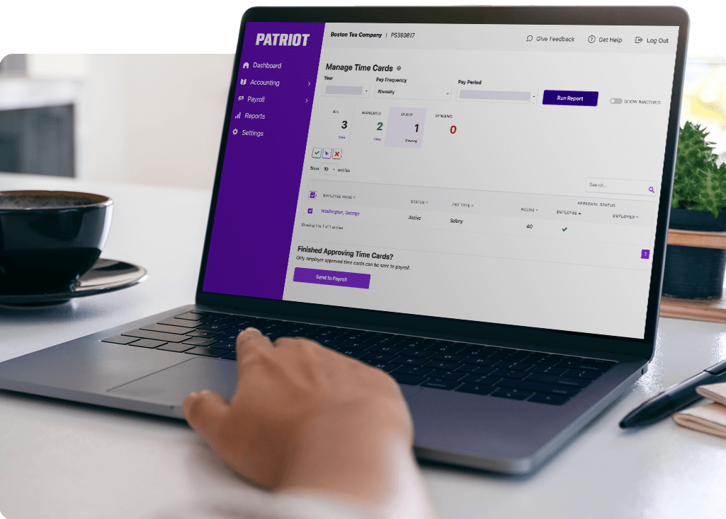 Online Time and Attendance Software for Small Business | Patriot Software