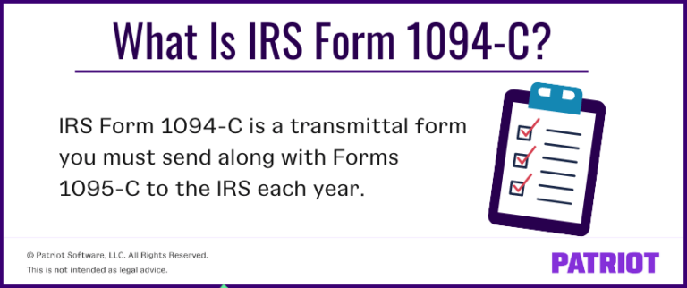What Is IRS Form 1094-C? | Definition, How to Fill Out, & More