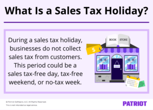 2026 Sales Tax Holiday Dates by State | Easy-to-use Chart