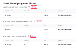 Entering Colorado SUTA Rates
