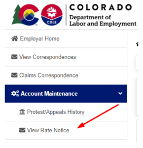 Entering Colorado SUTA Rates