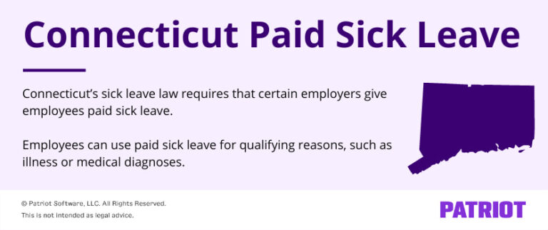 Connecticut Paid Sick Leave and 2025 Law Expansion
